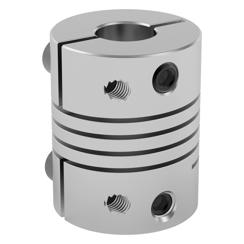 4002 Series Flexible Clamping Shaft Coupler 6mm Round Bore To 8mm